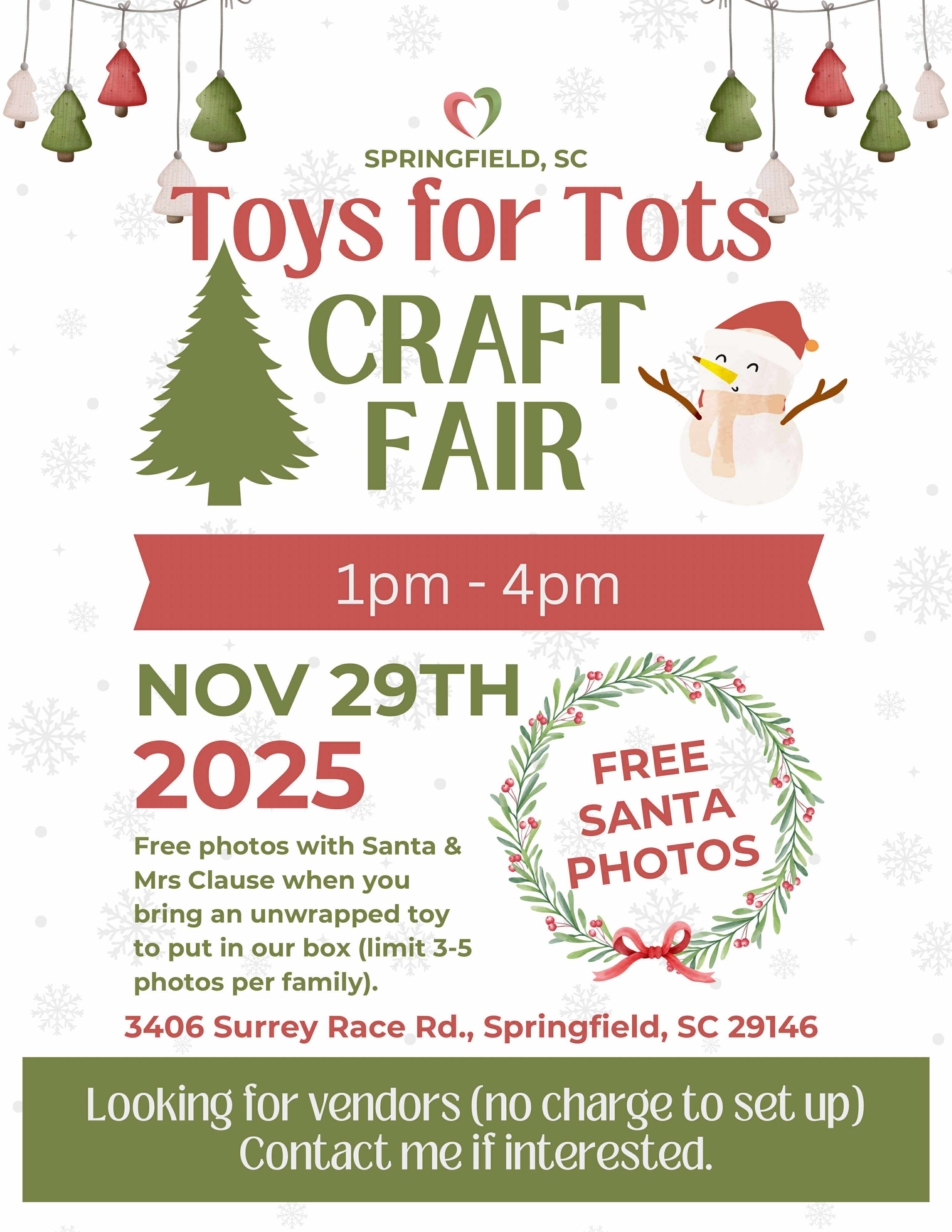 Toys for Tots craft fair with Rustic Lens Photos (Santa photos!) | Town ...